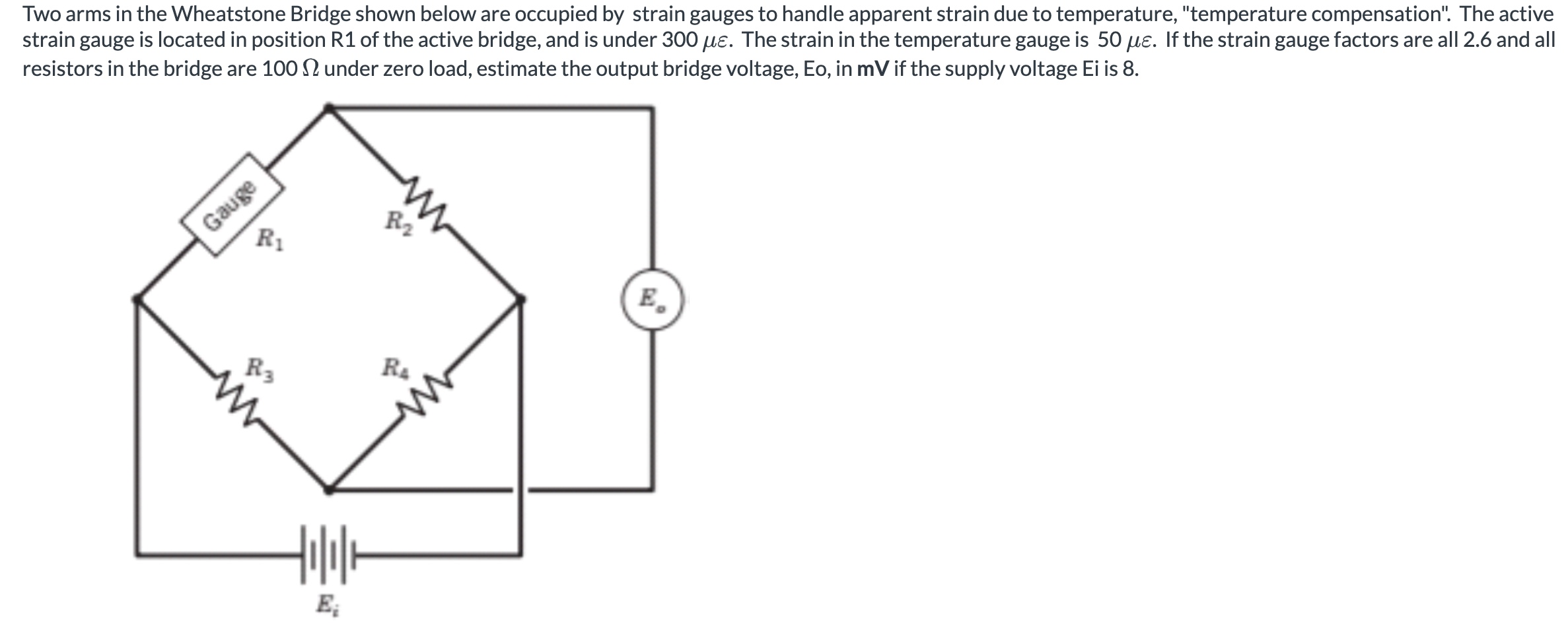 Solved Two arms in the Wheatstone Bridge shown below are | Chegg.com