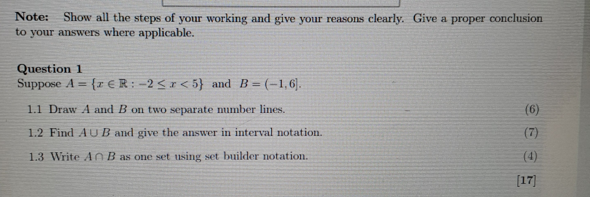 Solved Note: Show all the steps of your working and give | Chegg.com