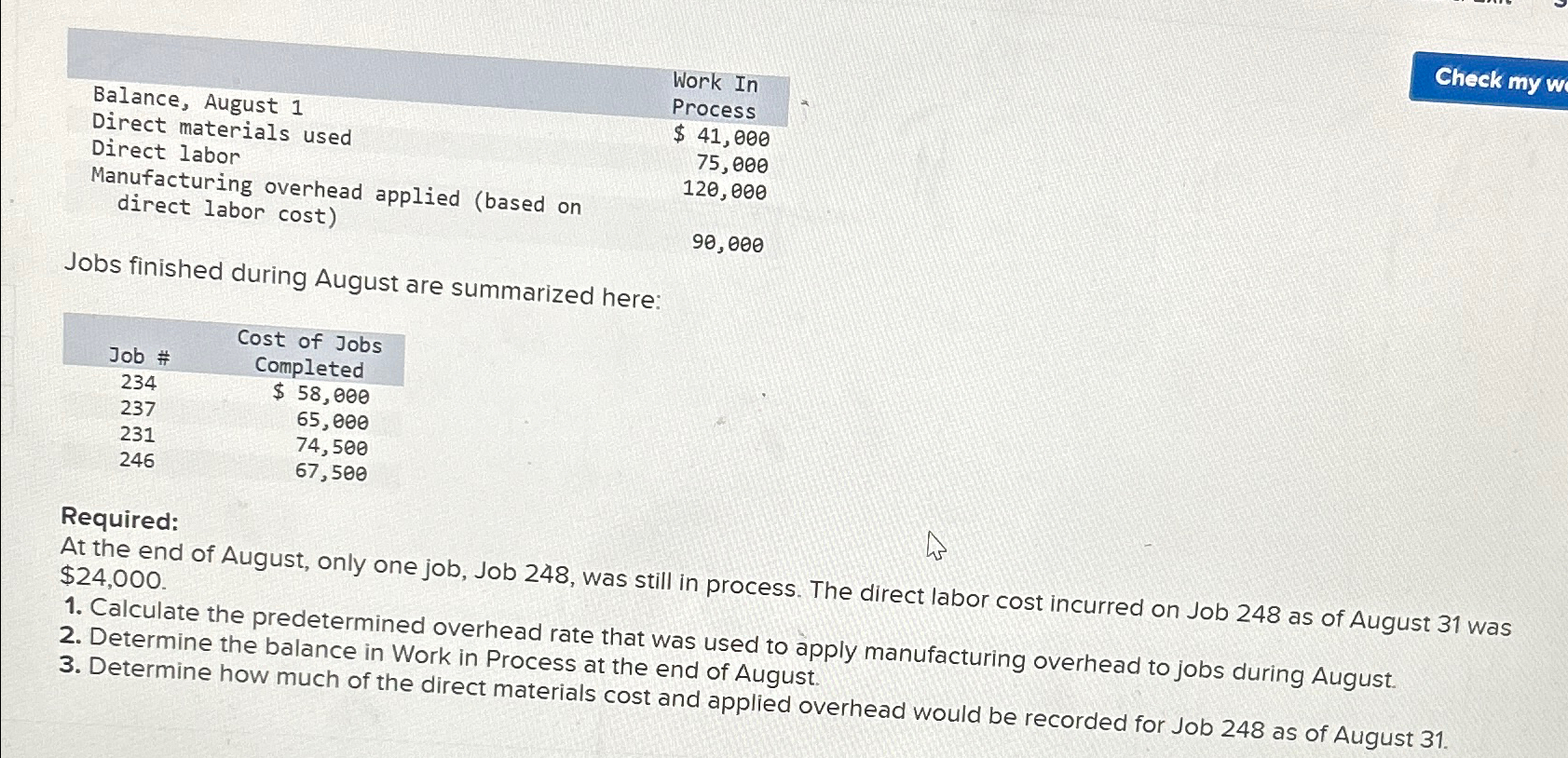 Solved \table[[,\table[[Work | Chegg.com