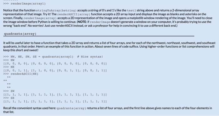 Solved Quadtrees! First the gratuitous backstory! You've | Chegg.com