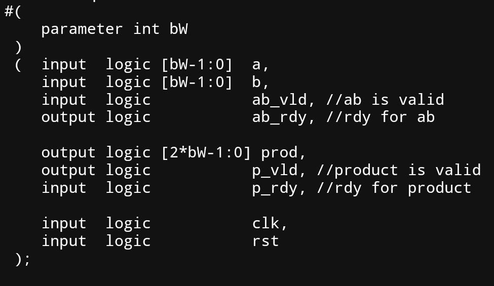 * Build a sequential multiplier that takes two bW | Chegg.com