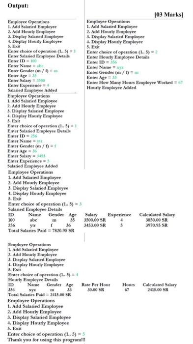 Solved 1 Write Java Application As Per Class Diagram And 
