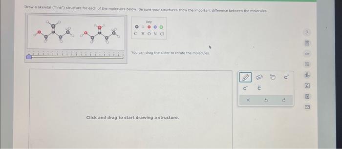 Solved Draw a skeletal (7ine') structure for each of the | Chegg.com
