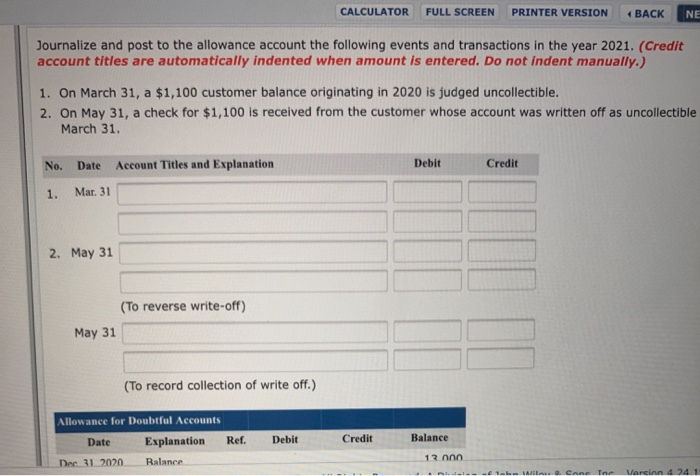 Solved CALCULATOR FULL SCREEN PRINTER VERSION • BACK NEXT | Chegg.com