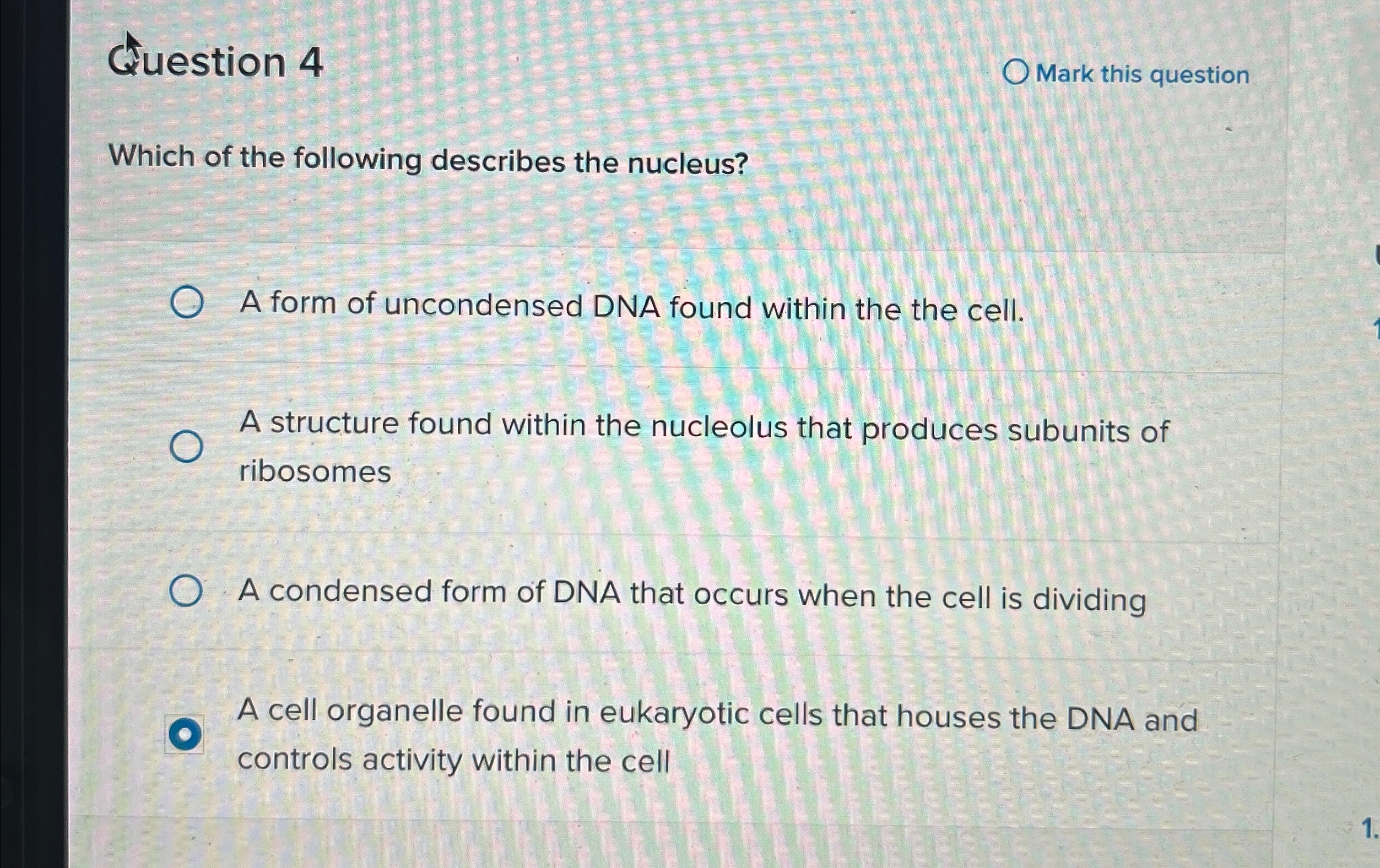 Solved Question 4Mark this questionWhich of the following | Chegg.com