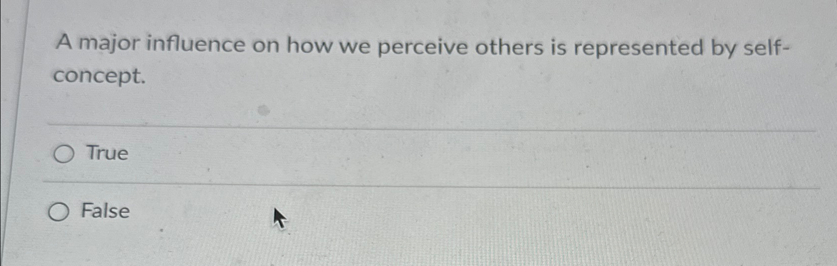 Solved A major influence on how we perceive others is | Chegg.com