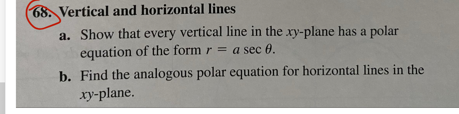 Solved Vertical and horizontal linesa. ﻿Show that every | Chegg.com