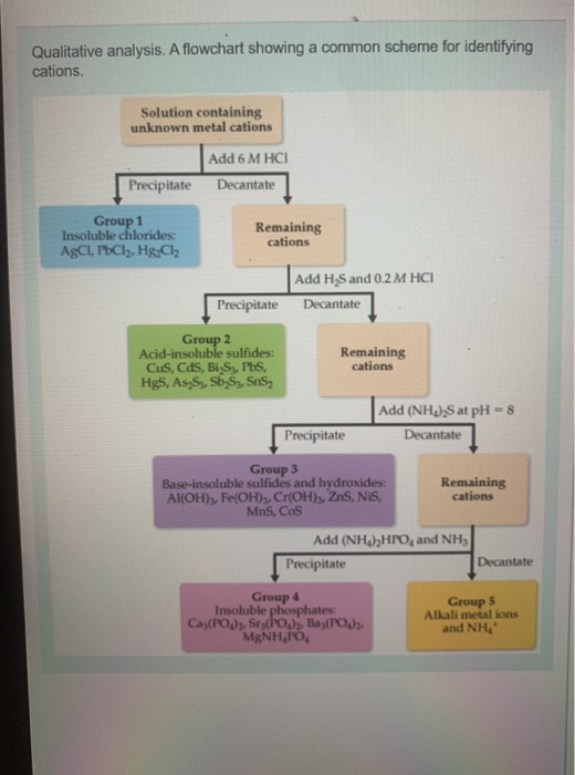 Solved Qualitative analysis. A flowchart showing a common | Chegg.com