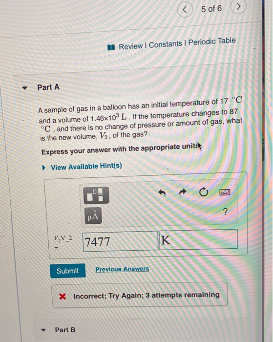 Solved II Review I Constants Periodic Table Part | Chegg.com Solved II Review I Constants Periodic Table Part | Chegg.com