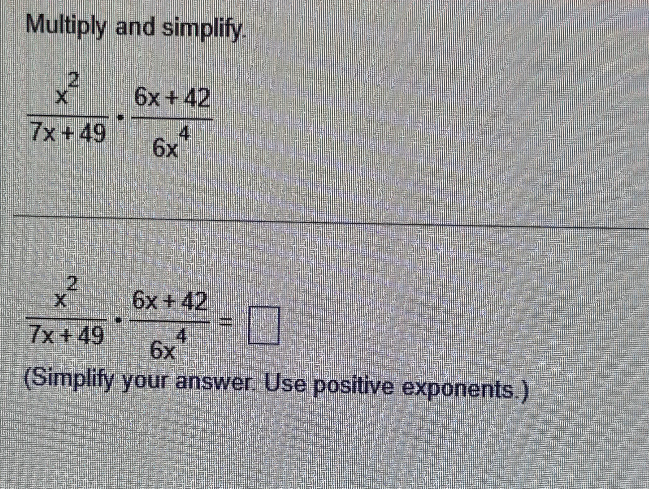 Solved Multiply and | Chegg.com