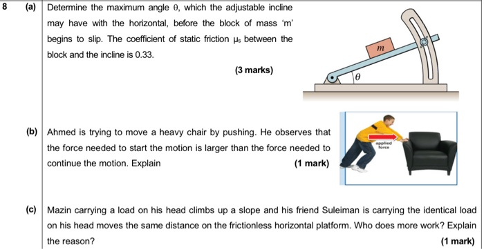 Solved (a) Determine the maximum angle o, which the | Chegg.com
