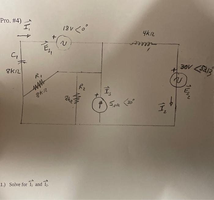 Solved 1.) Solve for I1 and I2. | Chegg.com