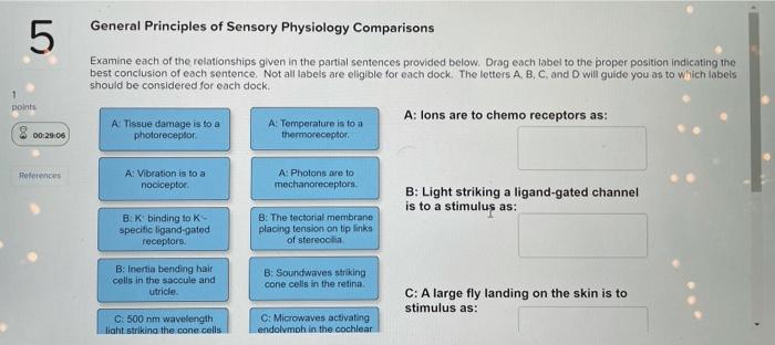 Solved 5 General Principles of Sensory Physiology | Chegg.com