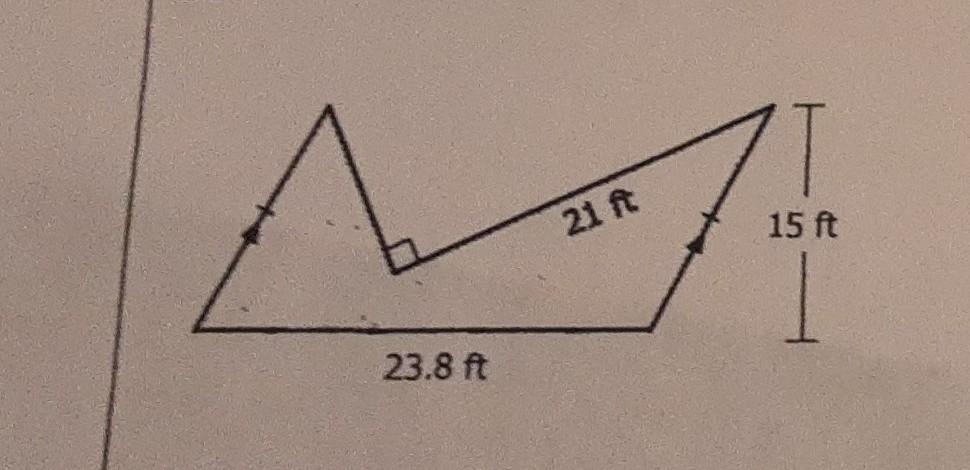 Solved Find the area of the shaded religion ( the dotted | Chegg.com