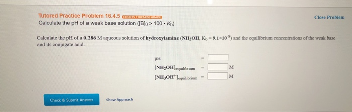 Solved Tutored Practice Problem 16.4.5 G S GRASS Calculate | Chegg.com