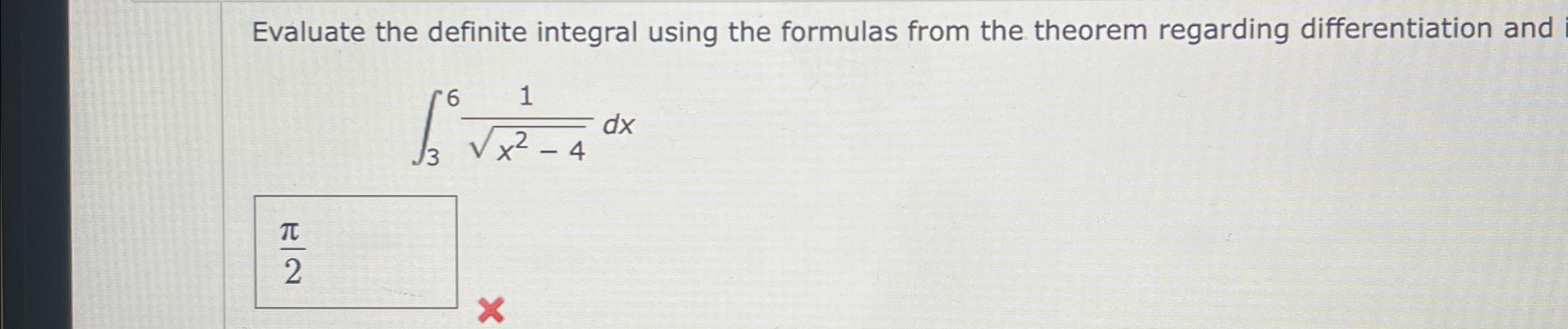 Solved Evaluate the definite integral using the formulas | Chegg.com