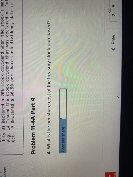 Solved pter 11 Required information Problem 11-4A Analysis | Chegg.com