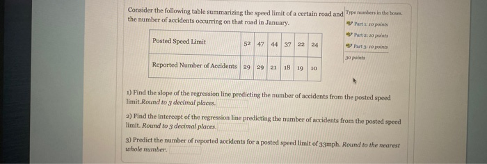Solved Consider the following table summarizing the speed | Chegg.com