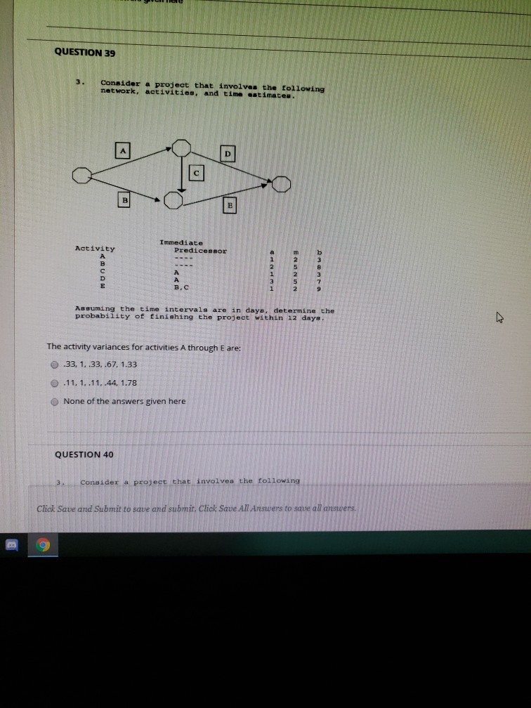 Solved estion Completion Status: QUESTION 37 Use the POM | Chegg.com