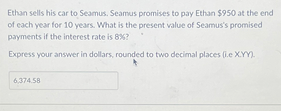 Solved Ethan sells his car to Seamus. Seamus promises to pay | Chegg.com