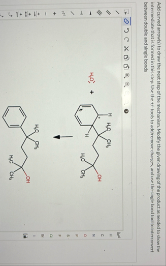 Solved Add curved arrow(s) ﻿to draw the next step of the | Chegg.com