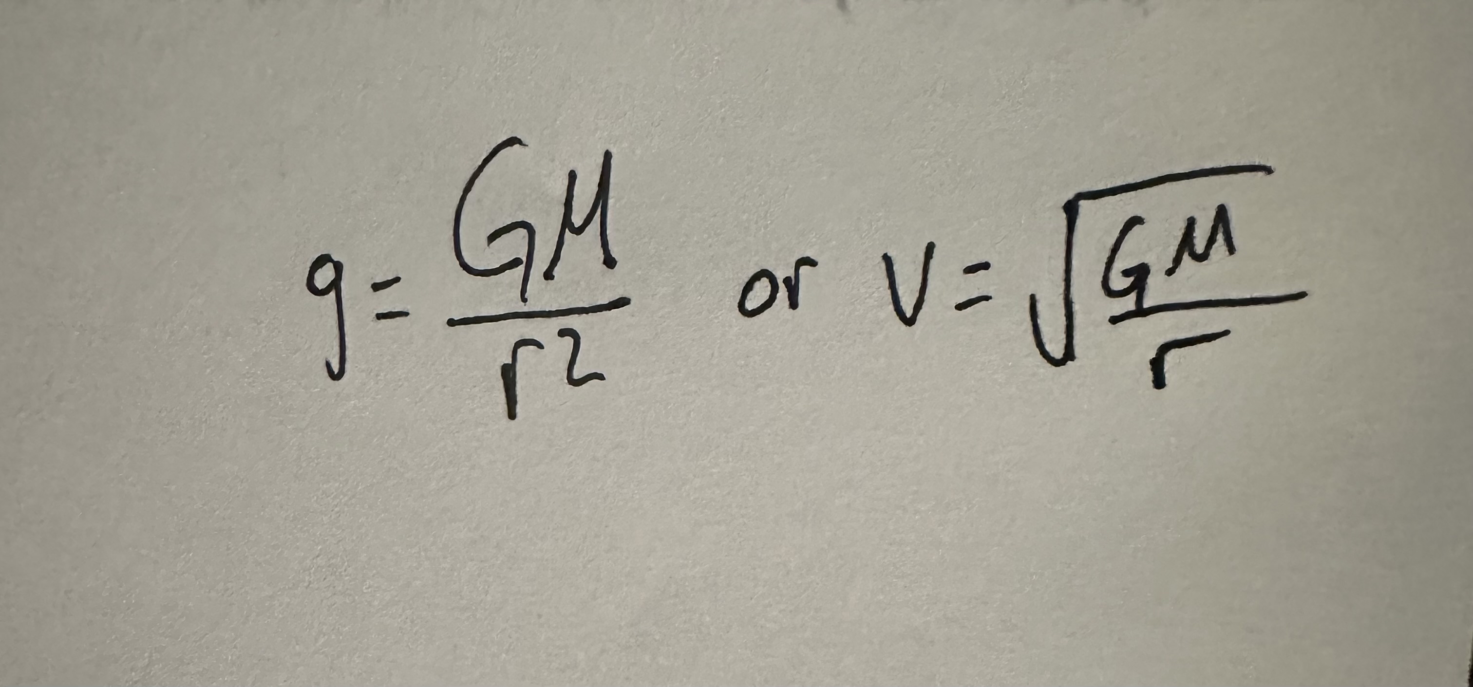 Solved g=GMr2 ﻿or v=GMr2How do i solve for M (mass) ﻿for | Chegg.com