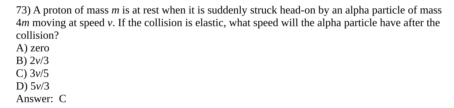 Solved A proton of mass m ﻿is at rest when it is suddenly | Chegg.com