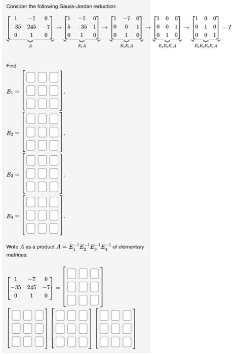 Solved The 2 x 2 elementary matrix E can be obtained from | Chegg.com