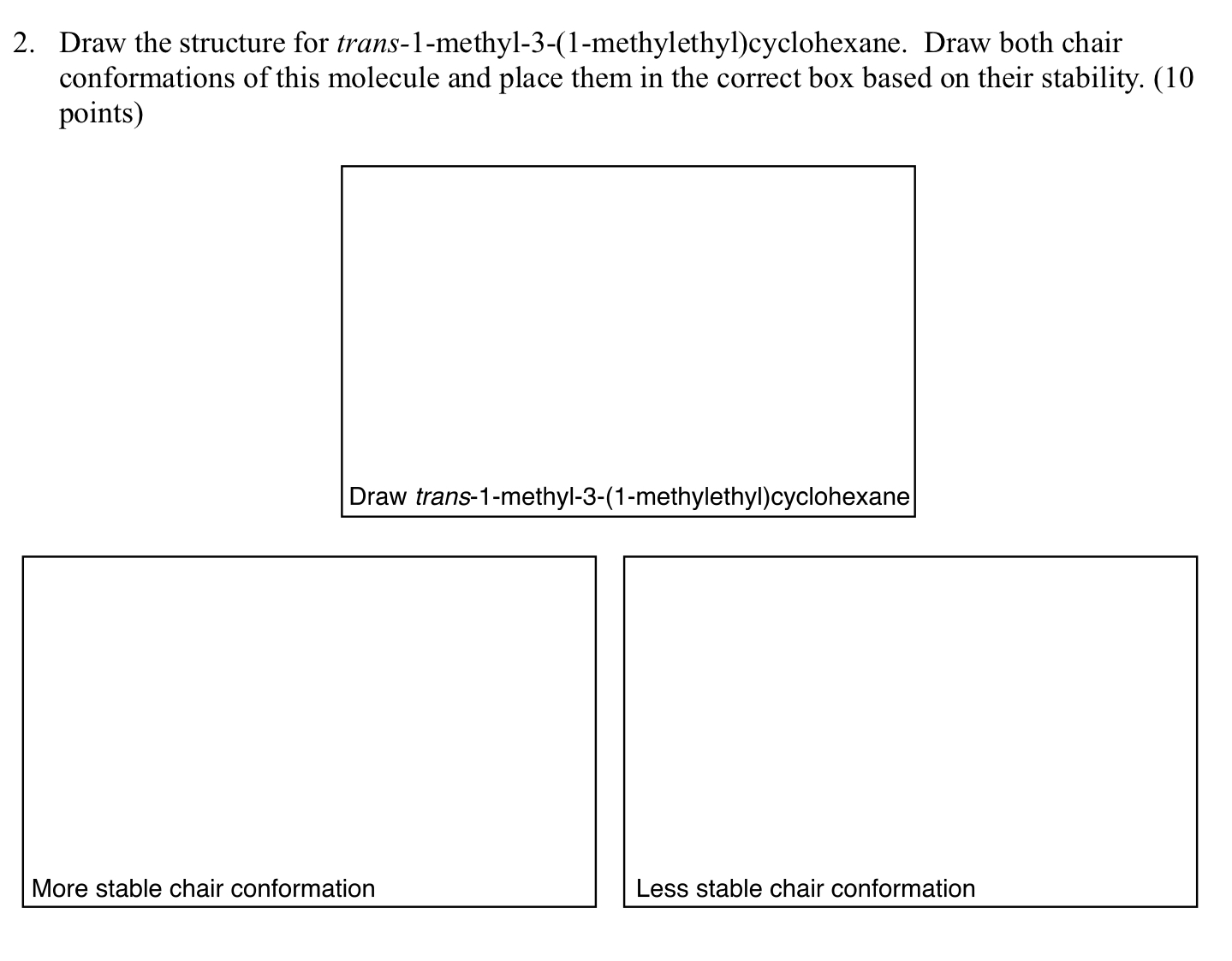Solved 2. ﻿Draw the structure for | Chegg.com