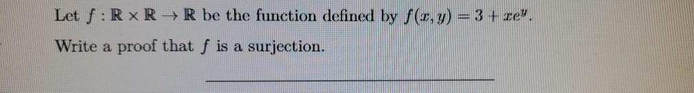 Solved Let S : RRR be the function defined by f(,y) = 3 + | Chegg.com