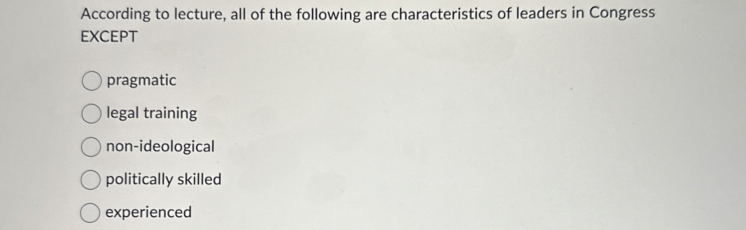 Solved According to lecture, all of the following are | Chegg.com