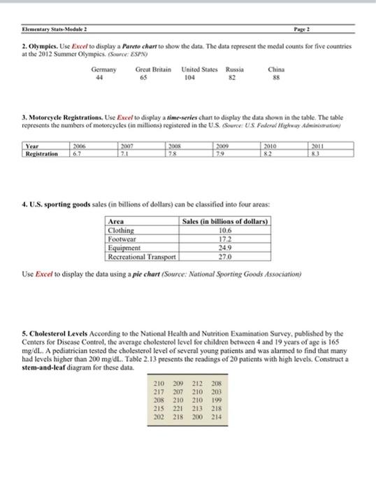 Solved Page 1 Date: Elementary Stat-Modele? Name: Elementary | Chegg.com