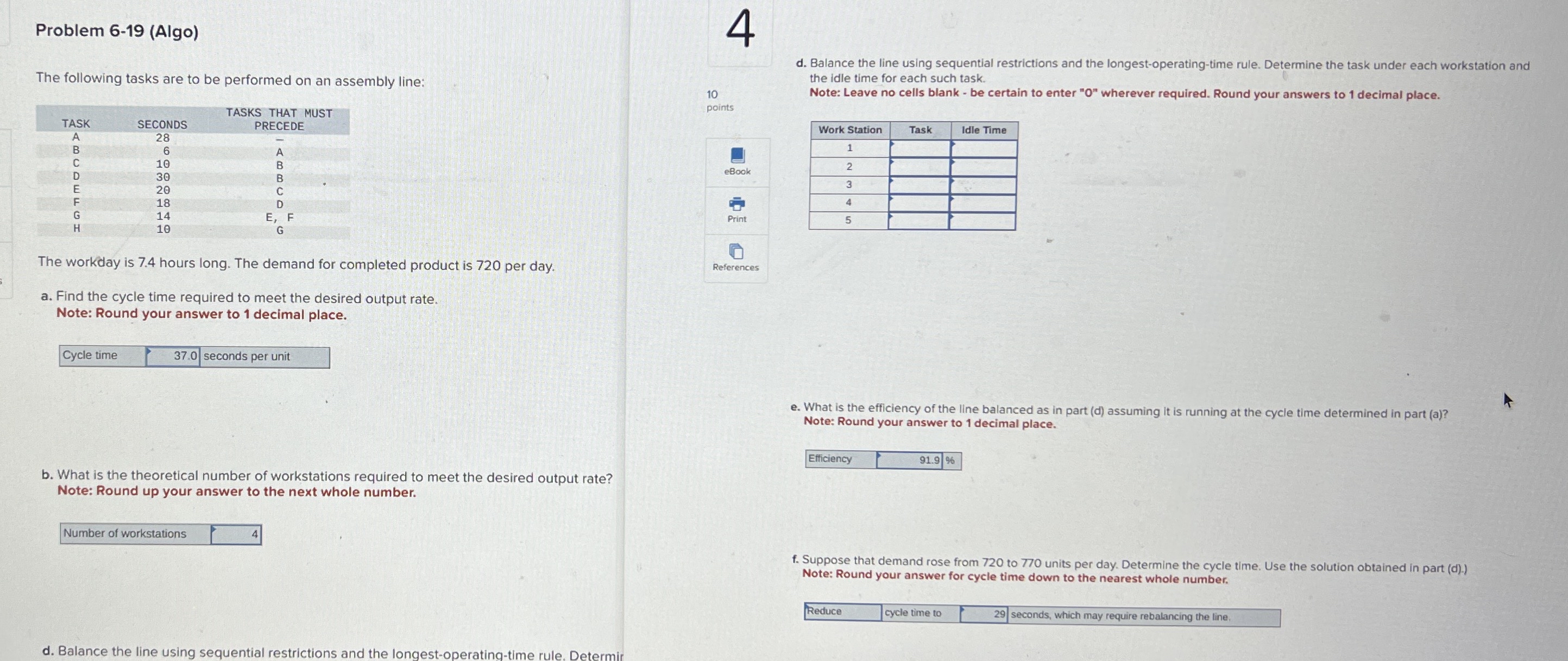 Solved Problem 6-19 (Algo)The following tasks are to be | Chegg.com Solved Problem 6-19 (Algo)The following tasks are to be | Chegg.com