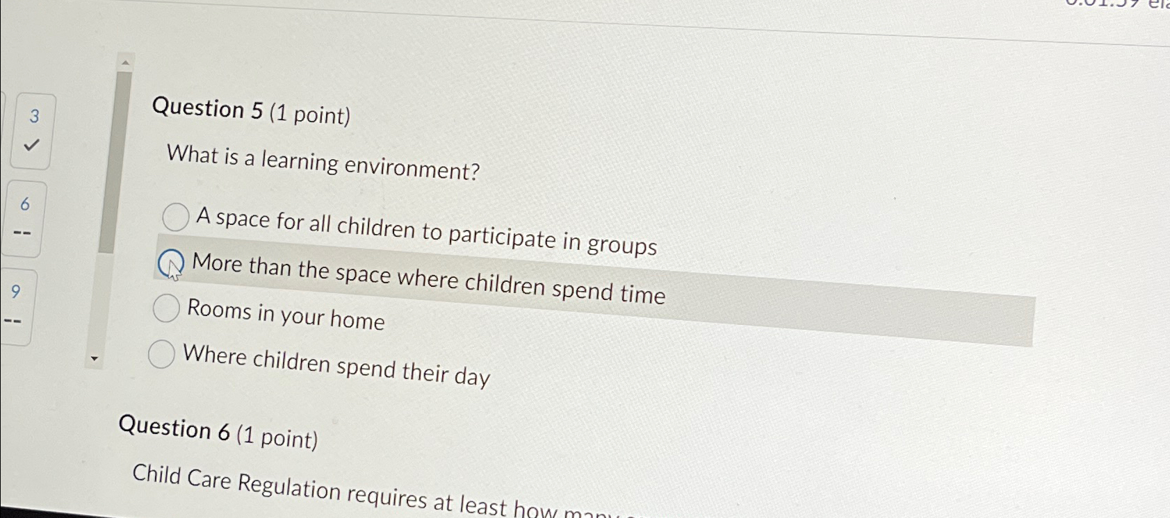 Solved 3Question 5 (1 ﻿point)What is a learning | Chegg.com