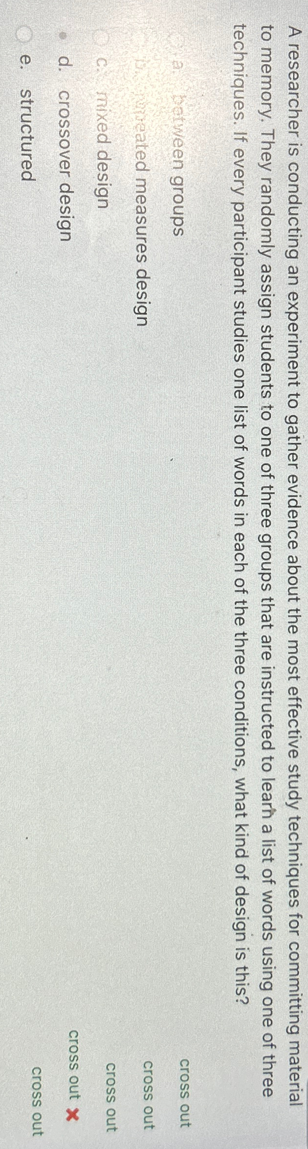 Solved A researcher is conducting an experiment to gather | Chegg.com