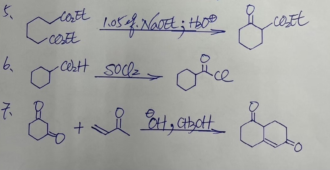 Solved draw detailed mechanism for 5. ﻿and 7. ﻿text | Chegg.com