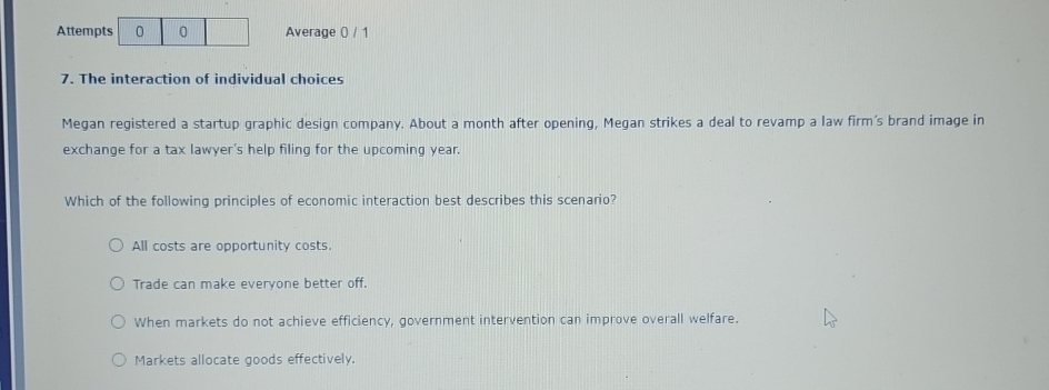 Solved Attempts00Average 017. ﻿The interaction of individual | Chegg.com