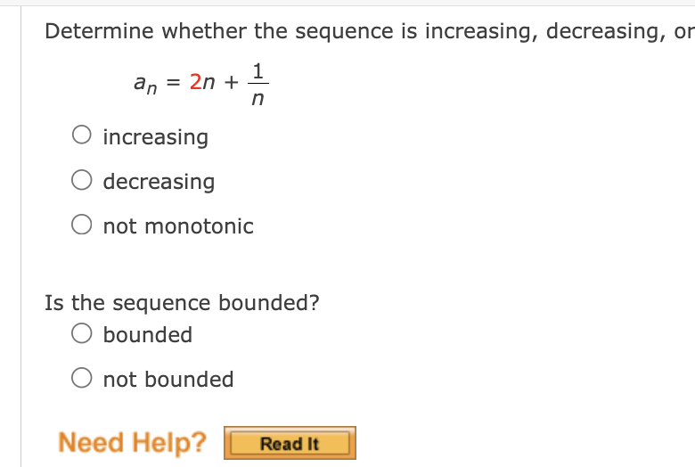 Solved Determine Whether The Sequence Is Increasing