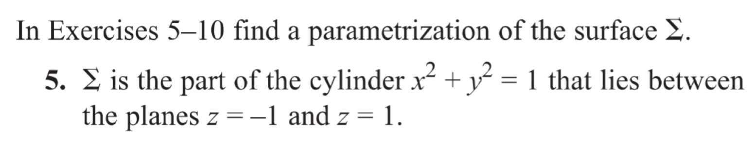 Solved In Exercises 5-10 ﻿find a parametrization of the | Chegg.com