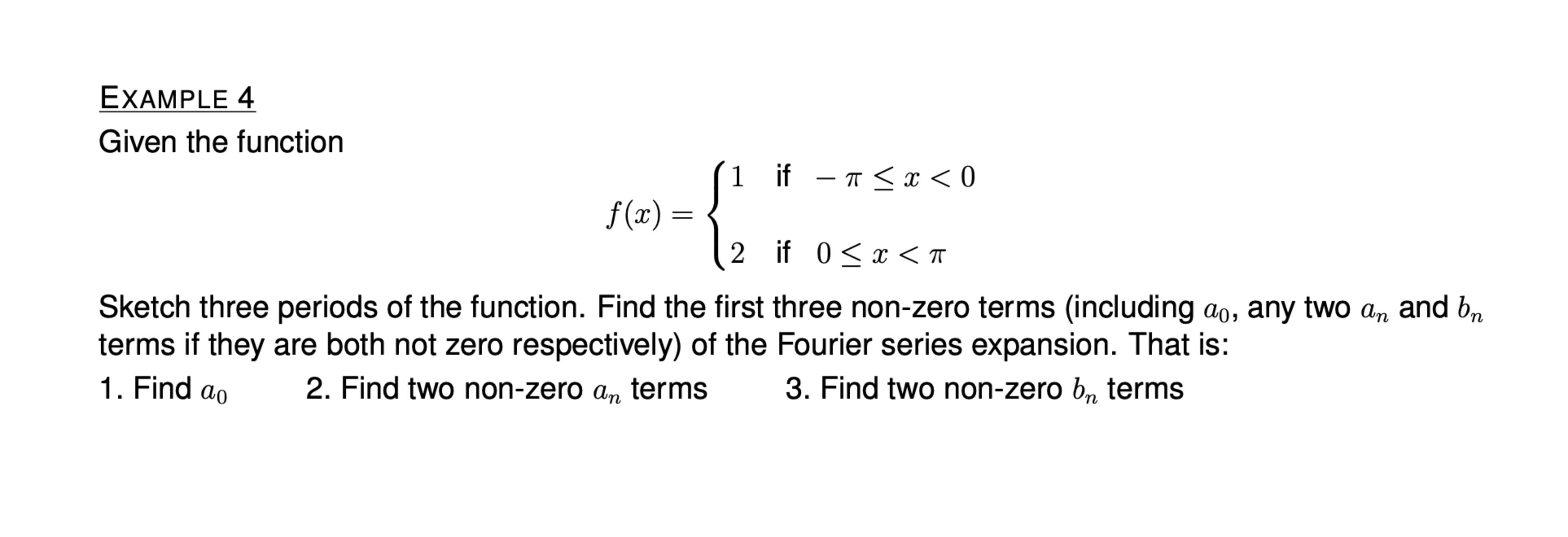 Solved EXAMPLE 4Given the | Chegg.com