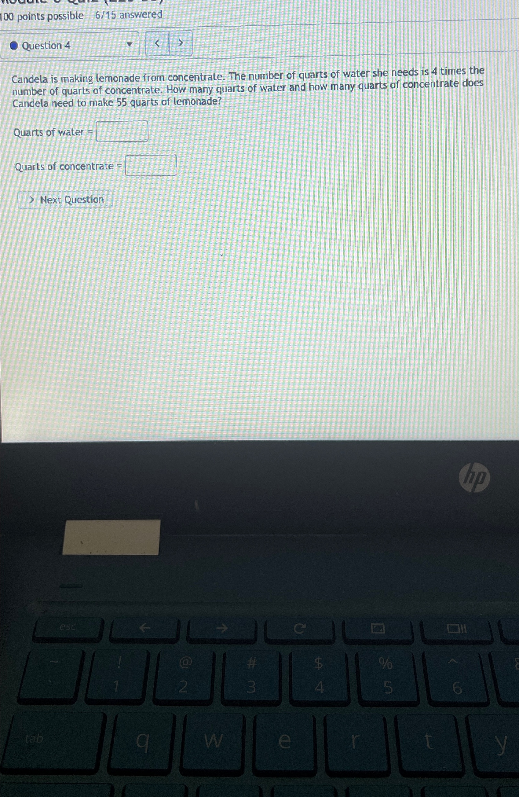 Solved 100 ﻿points possible 615 ﻿answeredQuestion 4Candela | Chegg.com