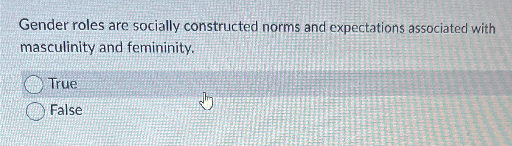 Solved Gender roles are socially constructed norms and | Chegg.com