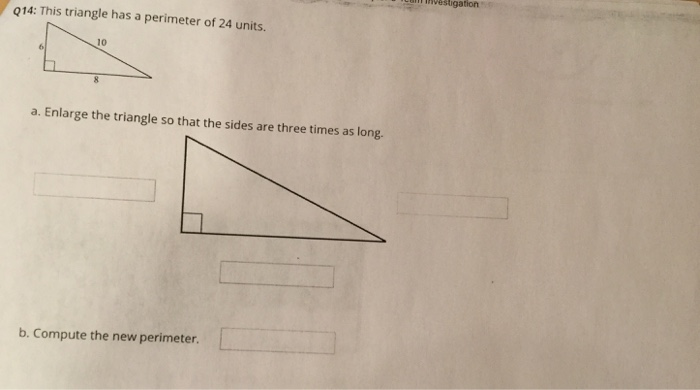 Solved Q11: Find the area of the triangle shown below and | Chegg.com