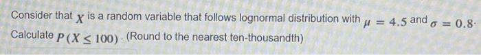 Solved Consider that х is a random variable that follows | Chegg.com