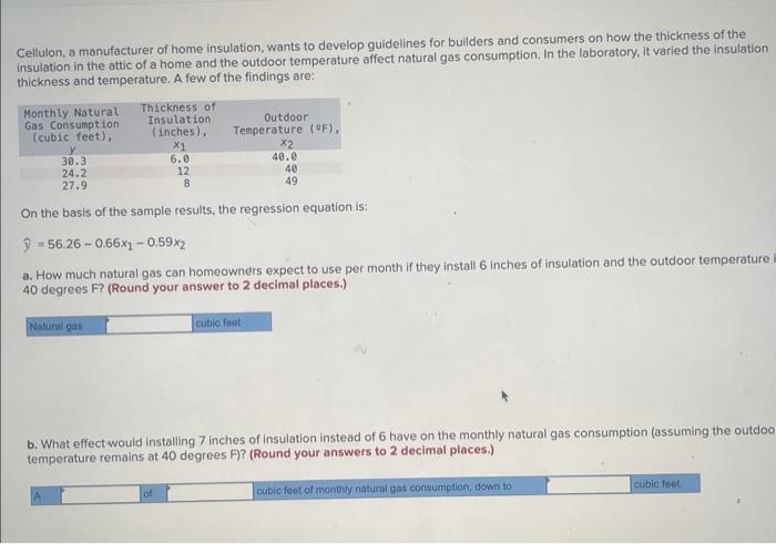 Solved Cellulon, a manufacturer of home insulation, wants to | Chegg.com