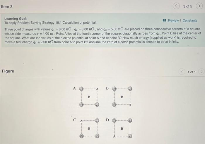 Solved Learning Goal: an Review I Constants To apply | Chegg.com