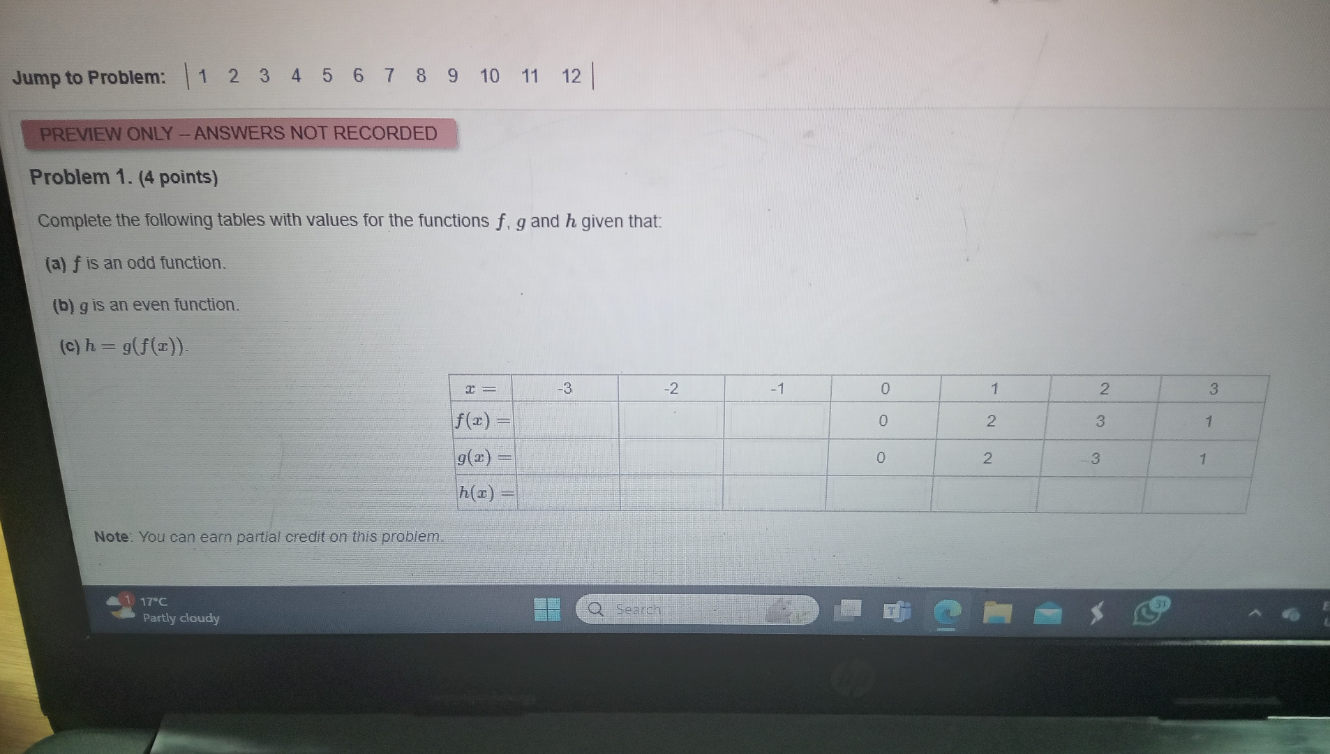Solved Jump to Problem: | Chegg.com