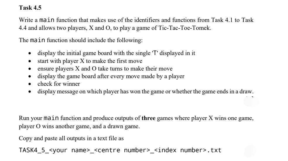 Solved Task4 Index Number Ipynb The Task Is To Write 6956