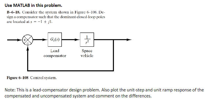 Solved Use MATLAB in this problem.B-6-18. ﻿Consider the | Chegg.com