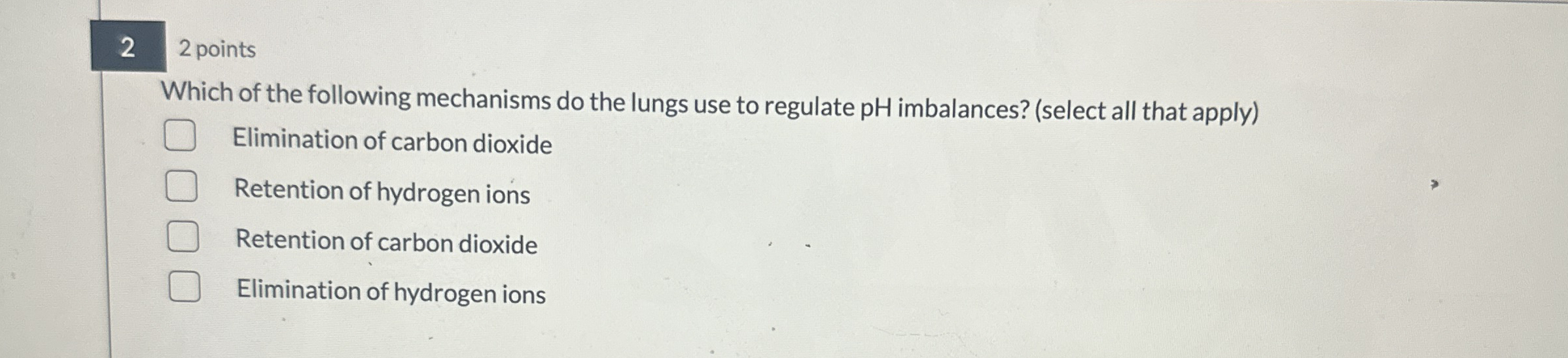 Solved 22 ﻿pointsWhich of the following mechanisms do the | Chegg.com